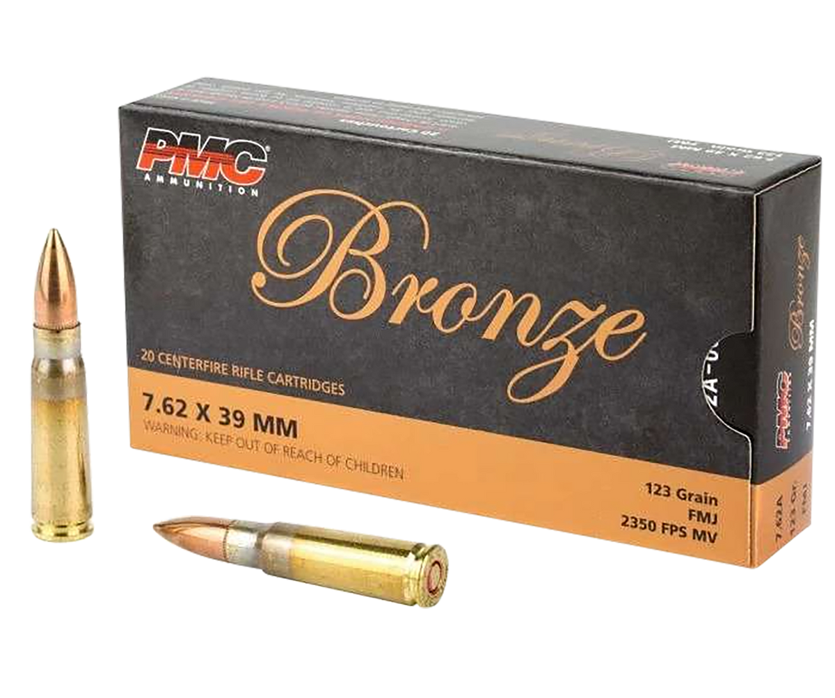 PMC 762A Bronze 7.62x39mm 123gr Full Metal Jacket 20 Per Box/25 Case ...