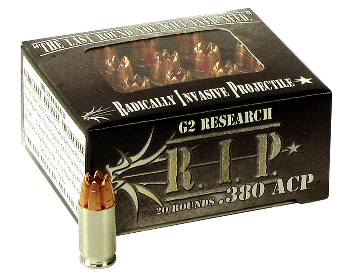 G2 Research G00001 R.I.P 380ACP 62gr Fracturing Hollow Point 20 Per Bo ...